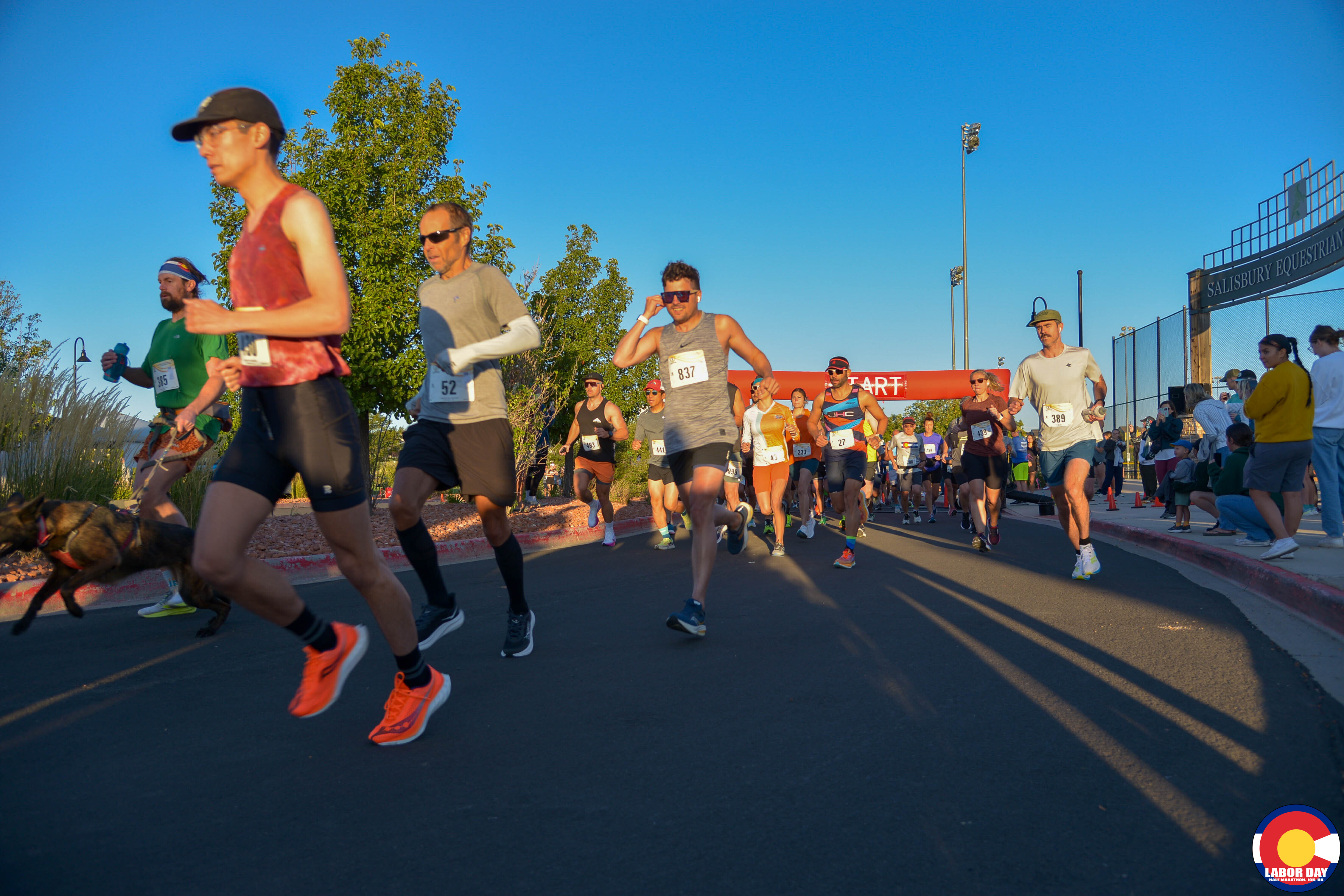Labor Day Half Marathon: Start Line
