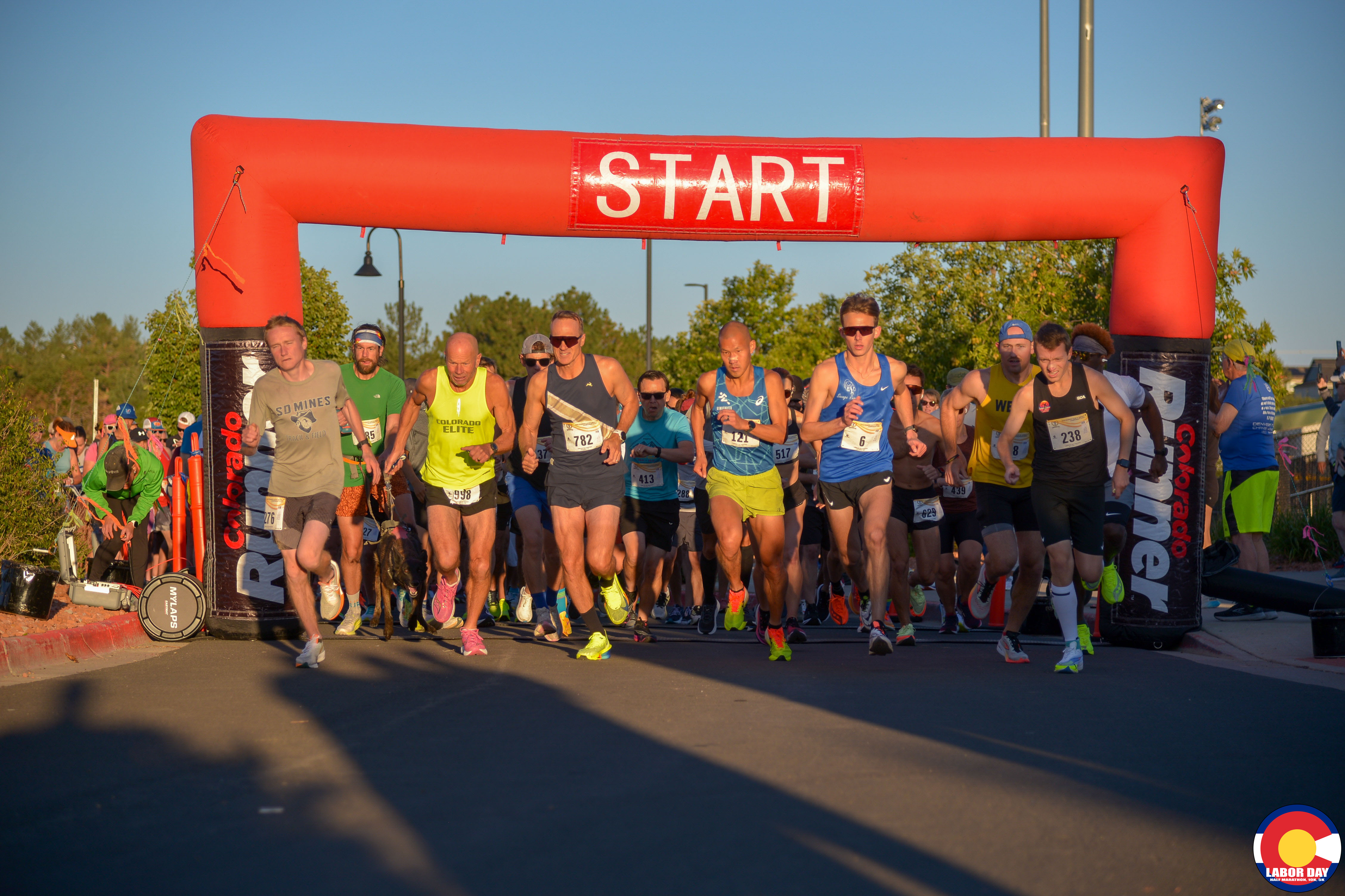 Labor Day Half Marathon: Start Line