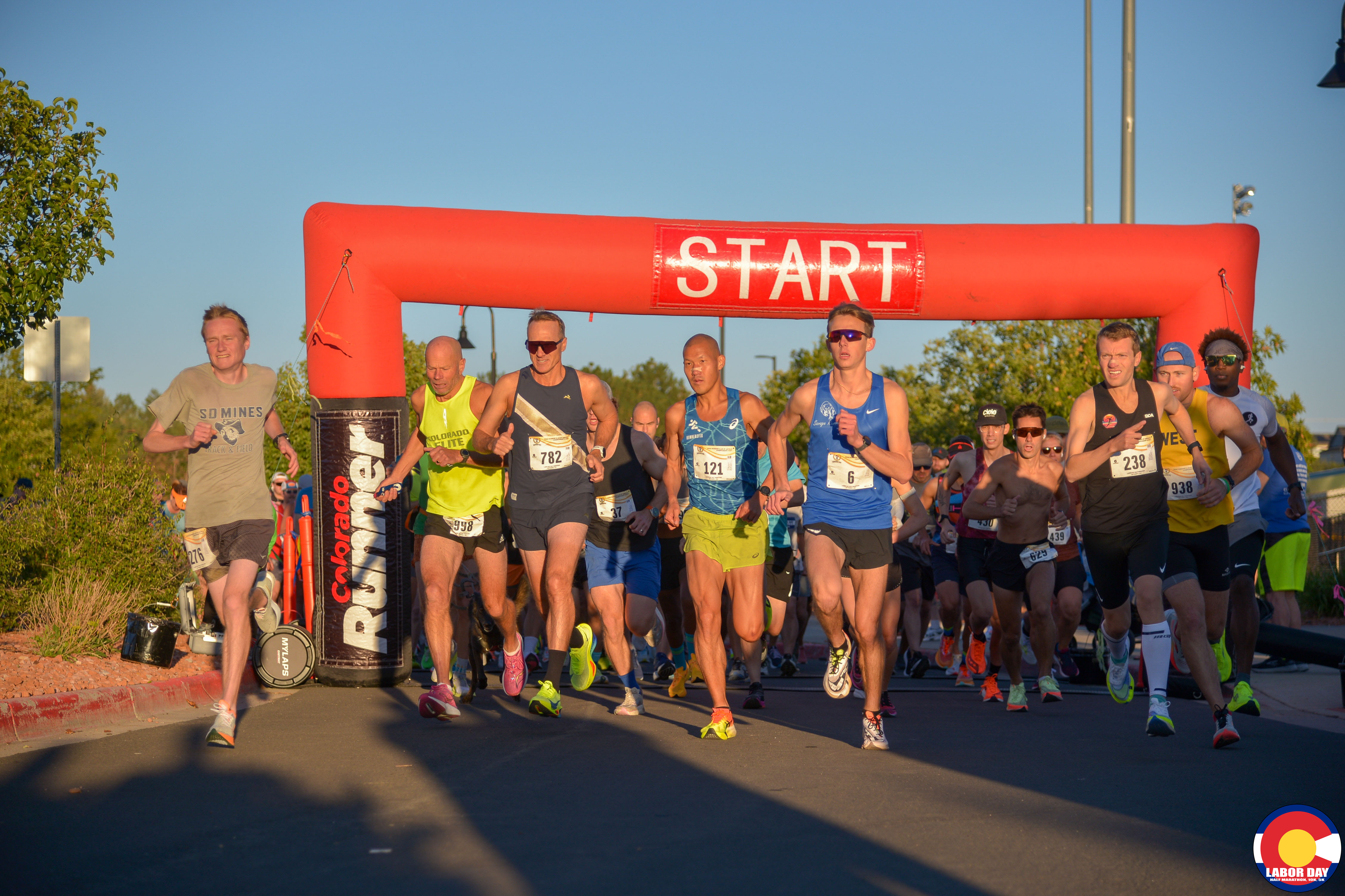 Labor Day Half Marathon: Start Line