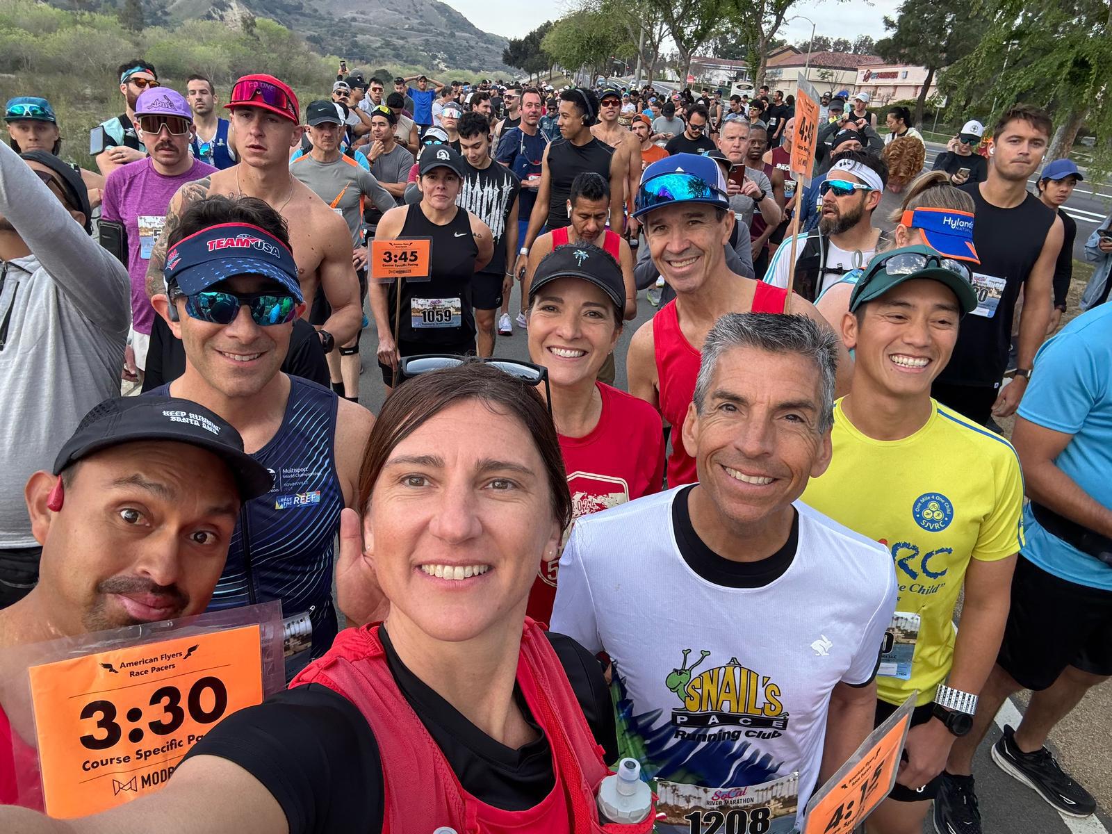 SOCAL River Marathon - 26.2 - 13.1 - 10K - 5K: Finish Line