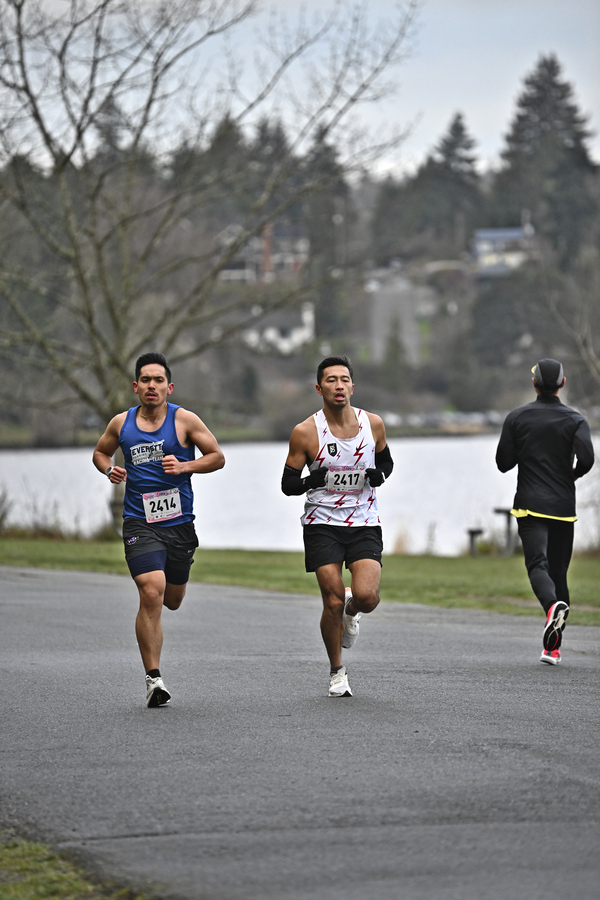 Seattle Cherry Blossom Run: On the course (10k, 5k) (3/22/2025)
