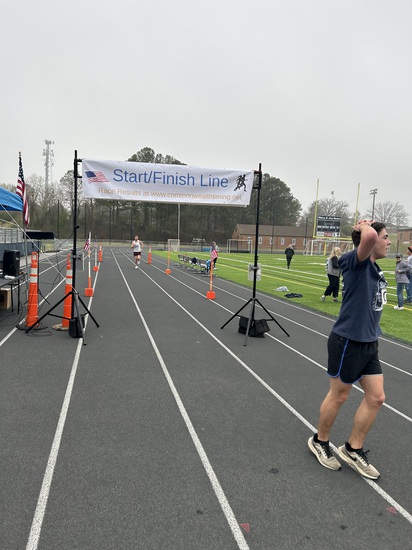 Running Race Finish Line